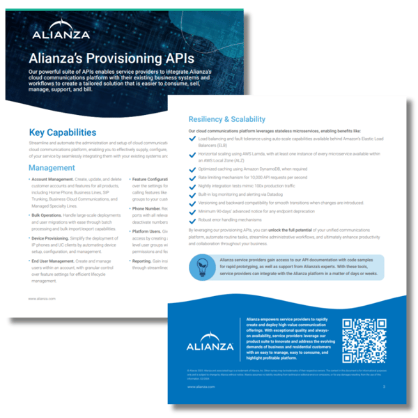 Alianza API Guides